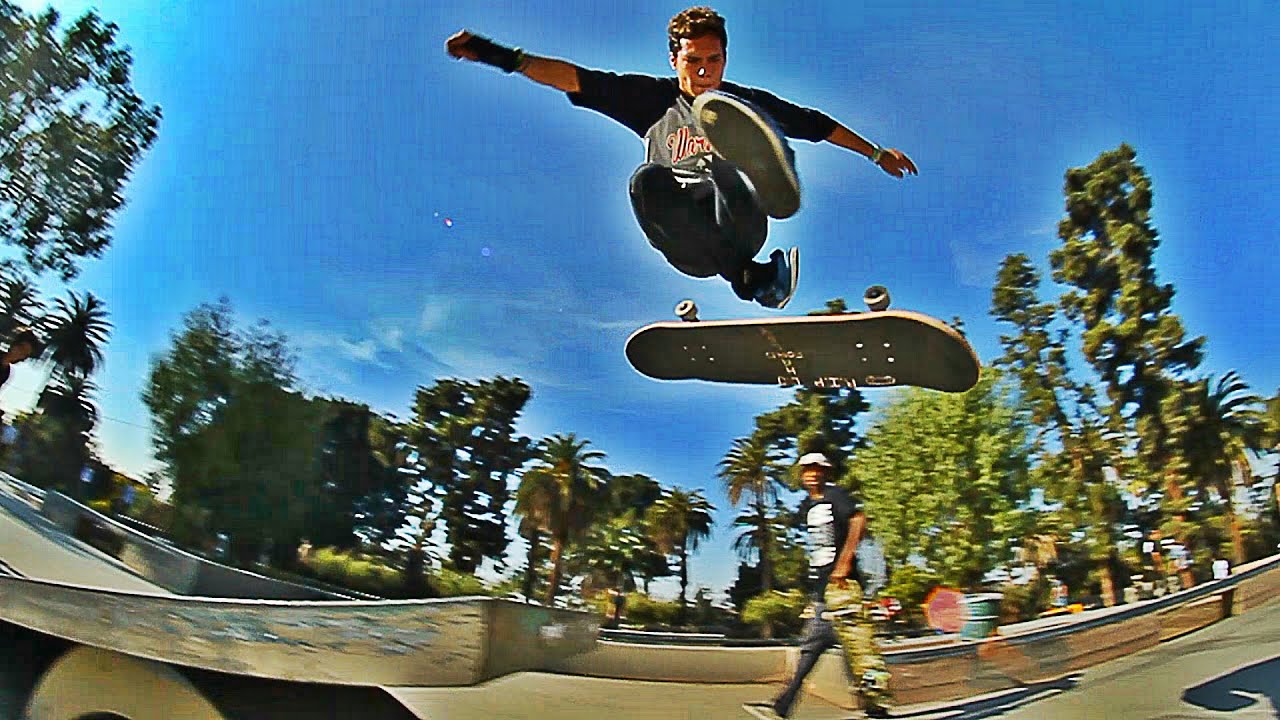 SWITCH BIG SPIN BOARDSLIDE DOWN HANDRAIL - YouTube
