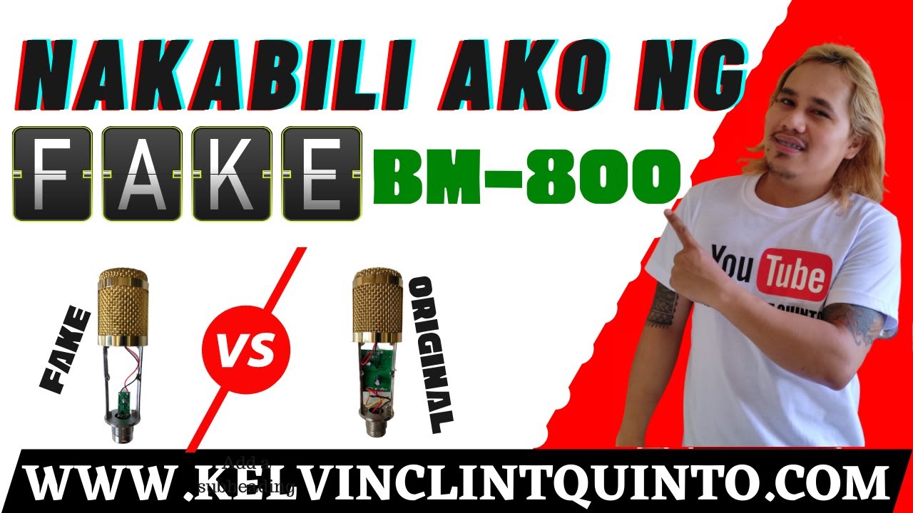 ⛔️ORIGINAL VS FAKE BM-800 CONDENSER MICROPHONE - YouTube