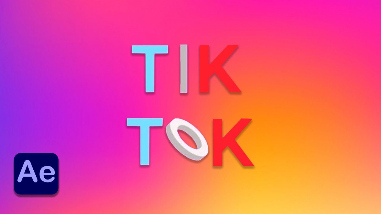 How to Make Flip Text Animation in After Effects - YouTube