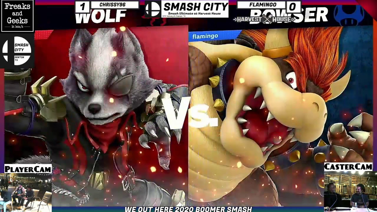 Chrissy96 (Wolf) vs. Flamingo (Fox, Bowser) - YouTube