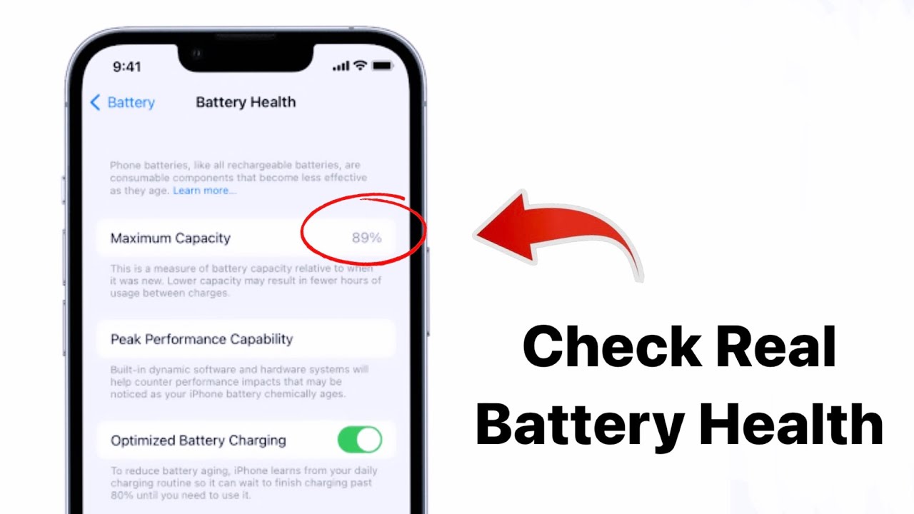 Check Real Battery Health of your iPhone | Check Real Battery Health ...
