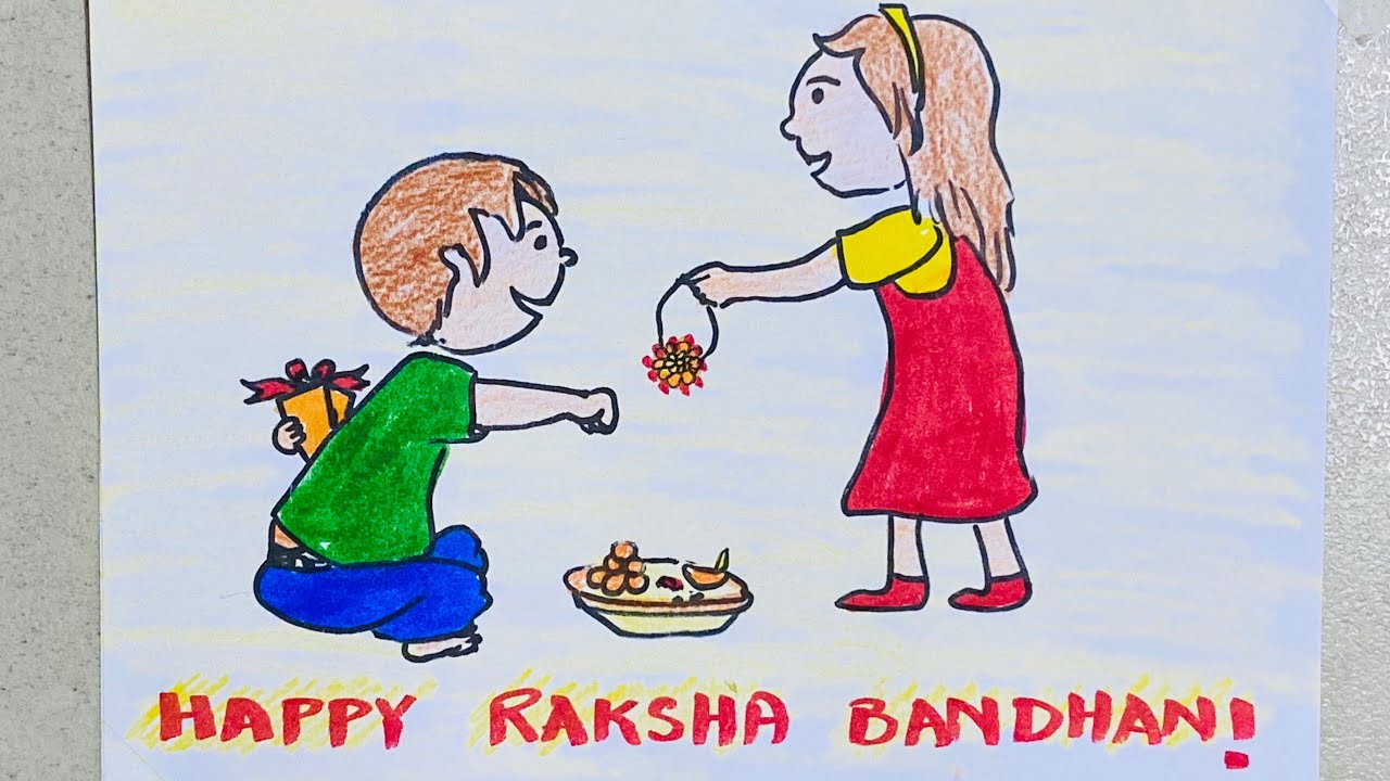 Raksha Bandhan Easy Drawing For School Project Chart Making