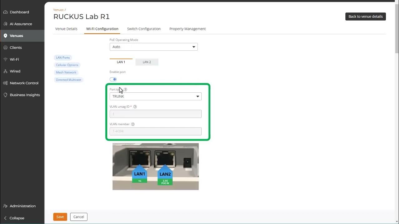 RUCKUS One: Modifying a Venue Configuration - YouTube
