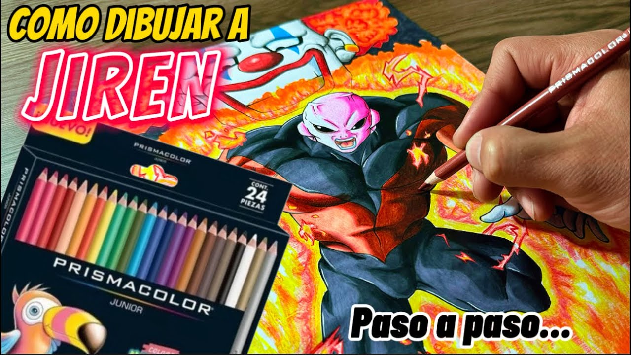 Como dibujar a JIREN paso a paso (Personajes de dragon ball) - YouTube