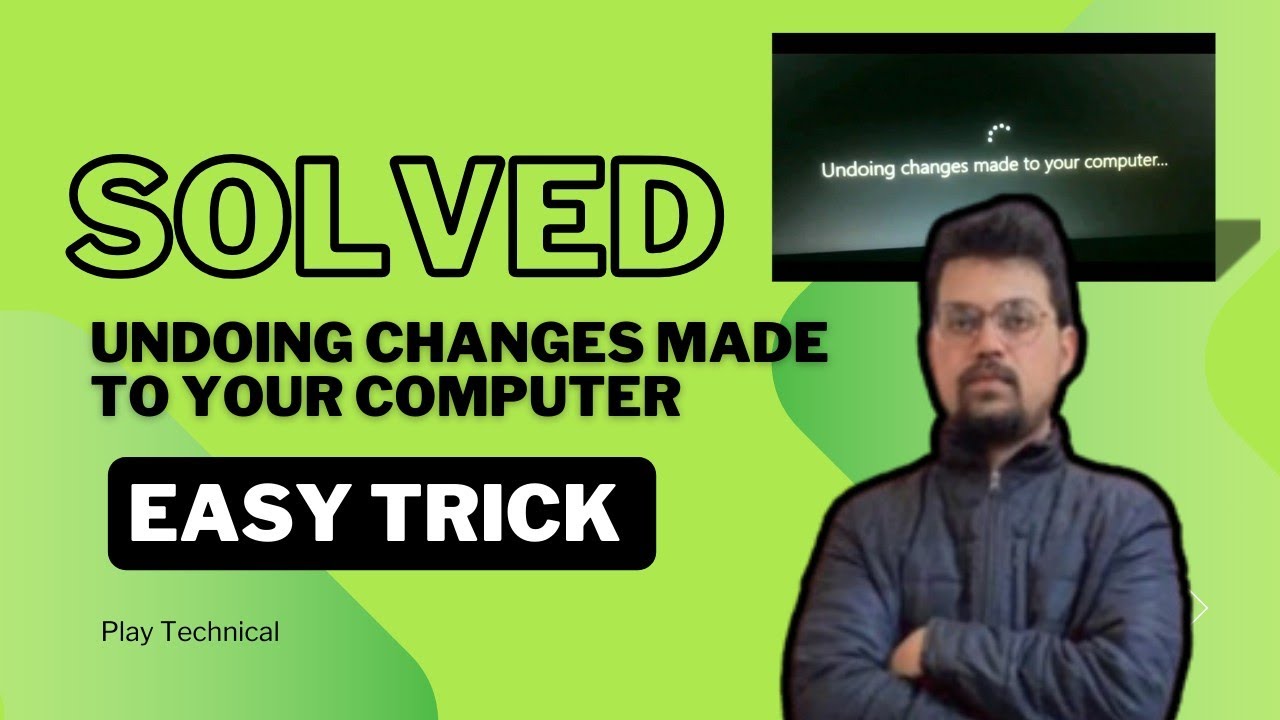 How To Solved Undoing Changes Made To Your Computer || Easy Trick #playtechnical #undoingchanges ...