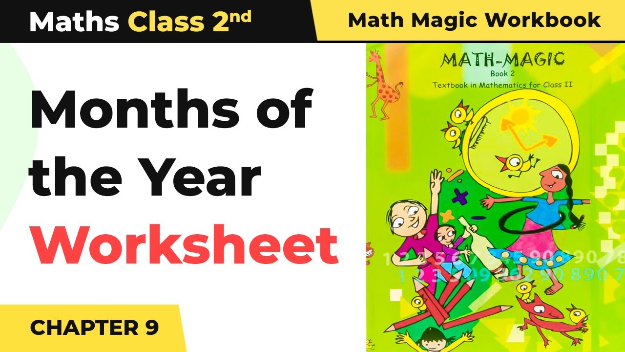 Months of the Year - My Funday Worksheet | Class 2 Maths Chapter 9 ...