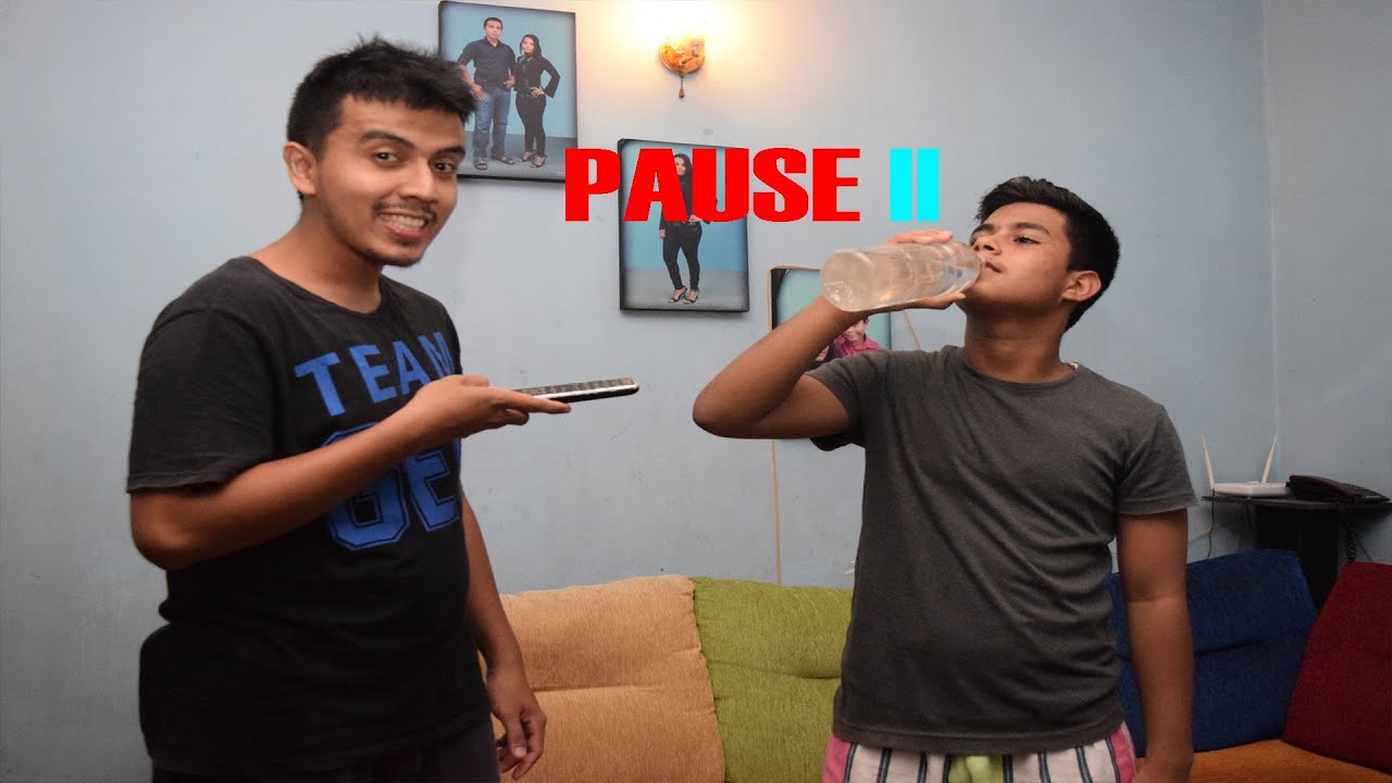 PAUSE Challenge With Family (It's Crazy) - YouTube