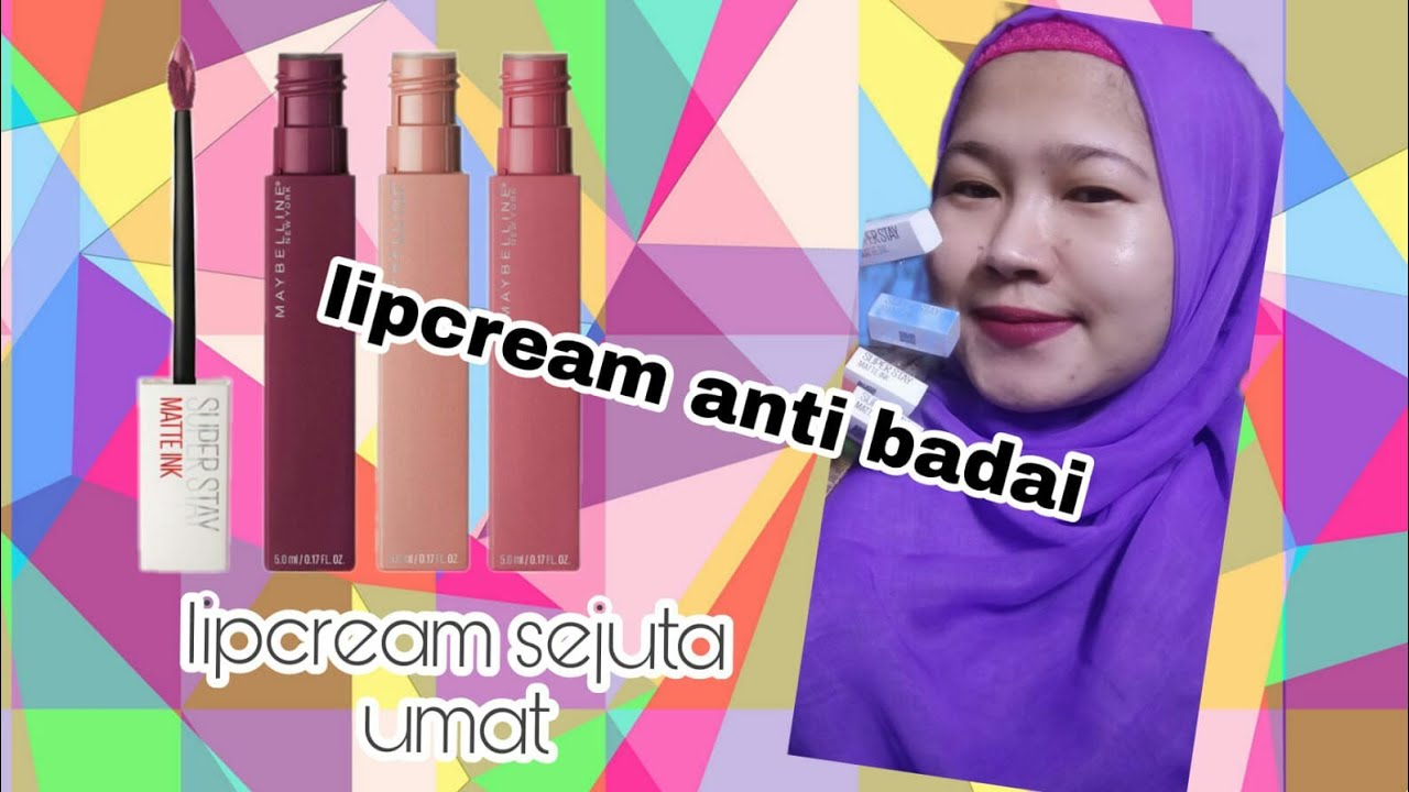 Maybelline super stay matte ink no 210, 135, 80, dan 375 - YouTube