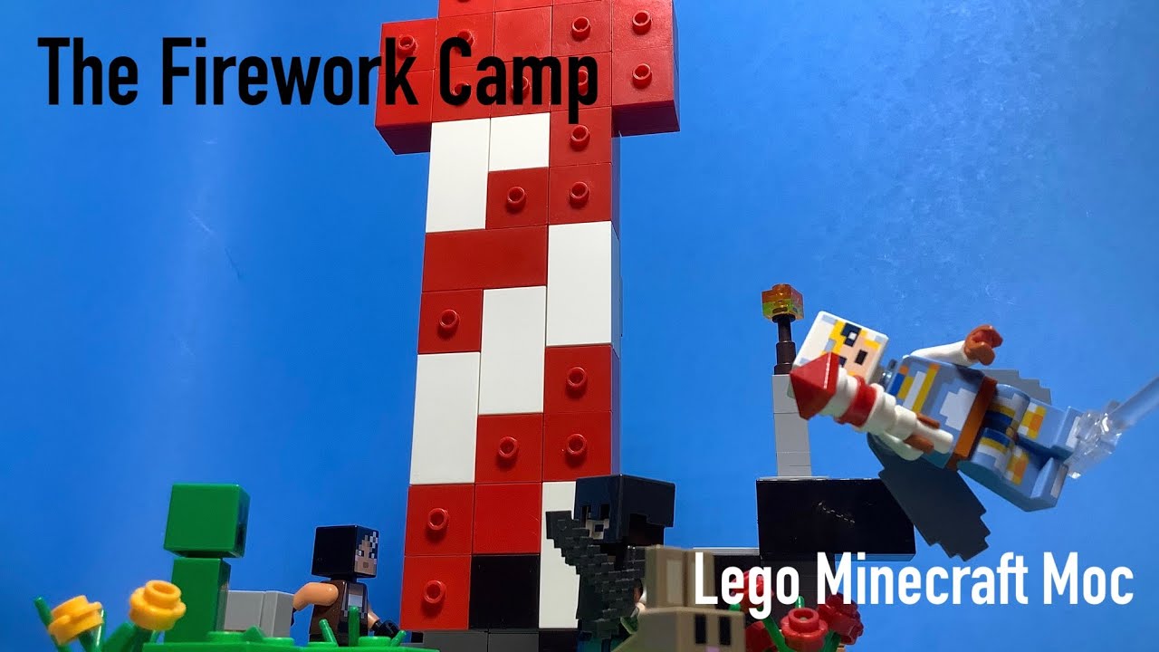 The Firework Camp - Lego Minecraft Moc - YouTube