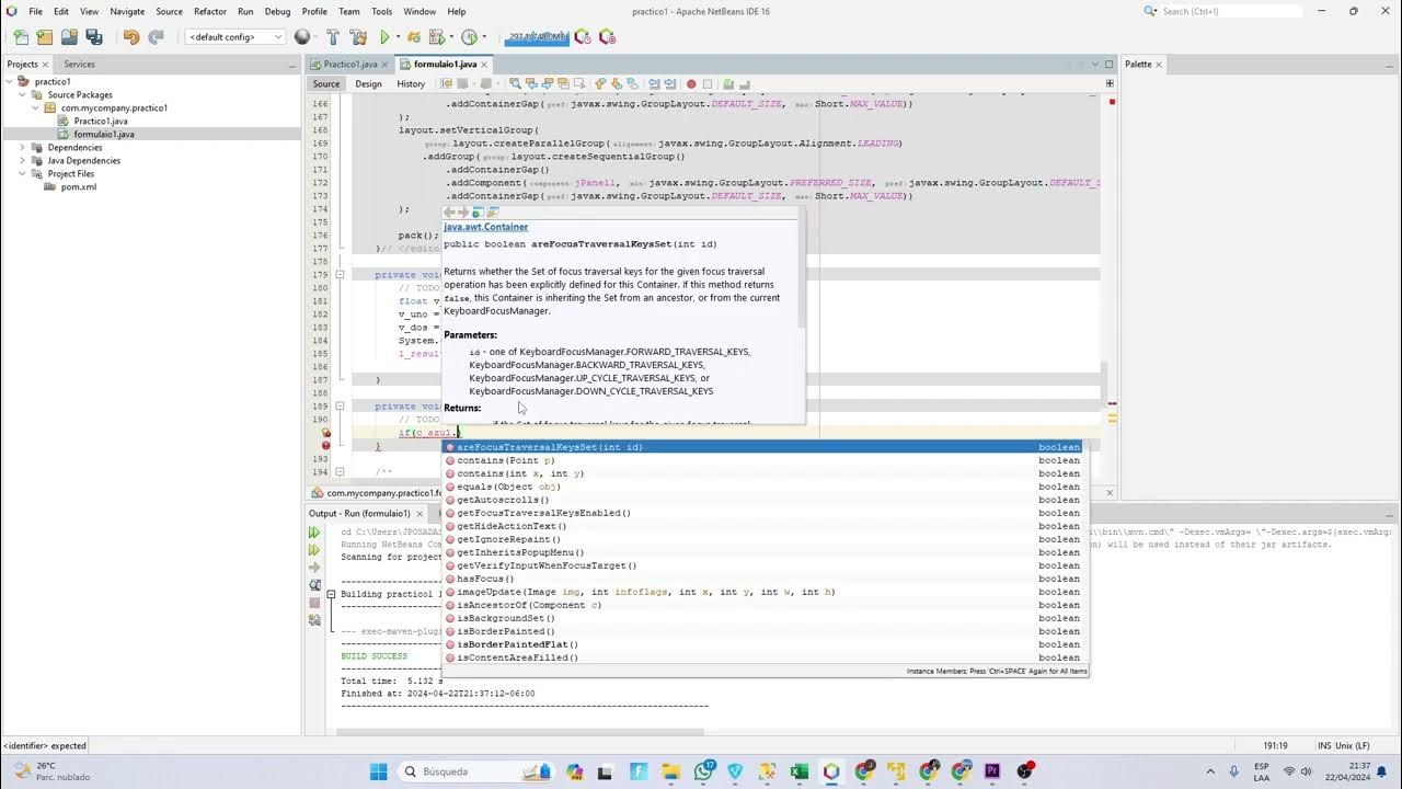 Progra I Netbeans Check Box y Radio Button - YouTube