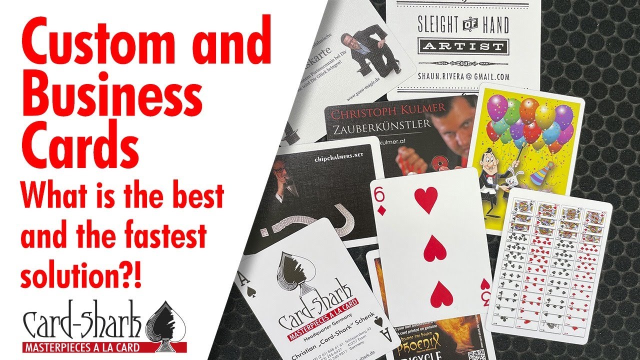 Create your own Gimmick and Business Cards - YouTube
