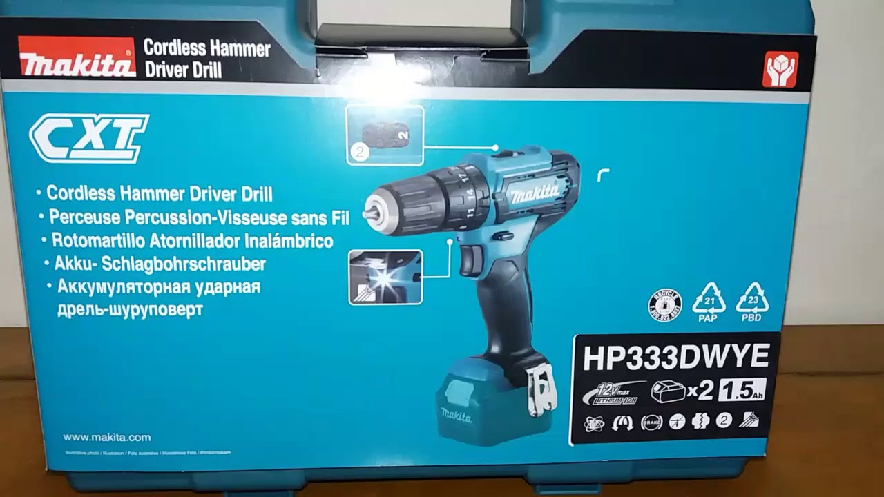 Cordlees Makita Hp333D - YouTube