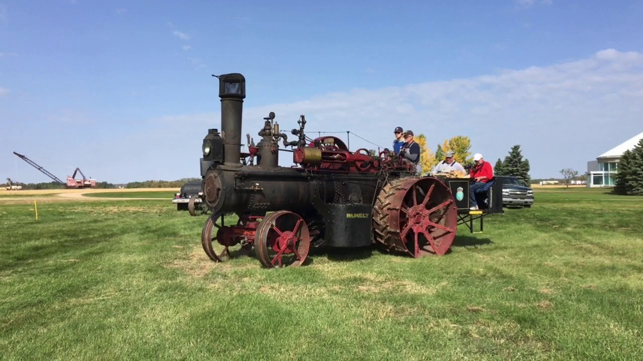 Rumely Steam Tractor at Reynolds-Alberta Museum - YouTube