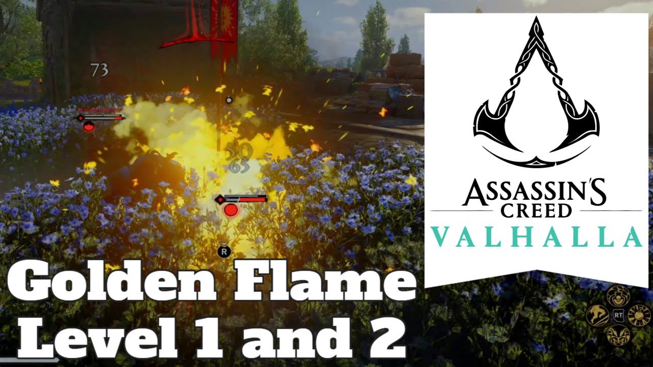 Assassin's Creed Valhalla Golden Flame Level 1 and 2 (Guide) - YouTube