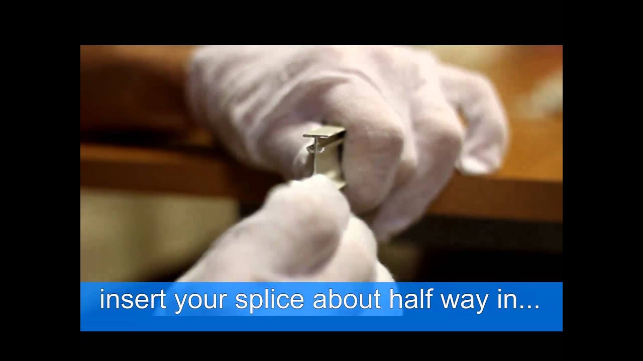 4150 Series Bendable Curtain Track Splice - YouTube