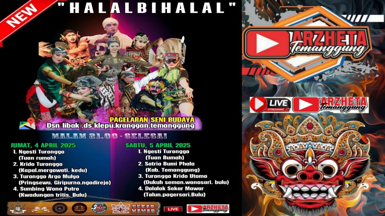 NGESTI TURONGGO LIBAK, SBP TEMANGGUNG,TSK KANDANGAN,TKU BULU,NDOLALAK SEKAR MAWAR LIVE LIBAK ...