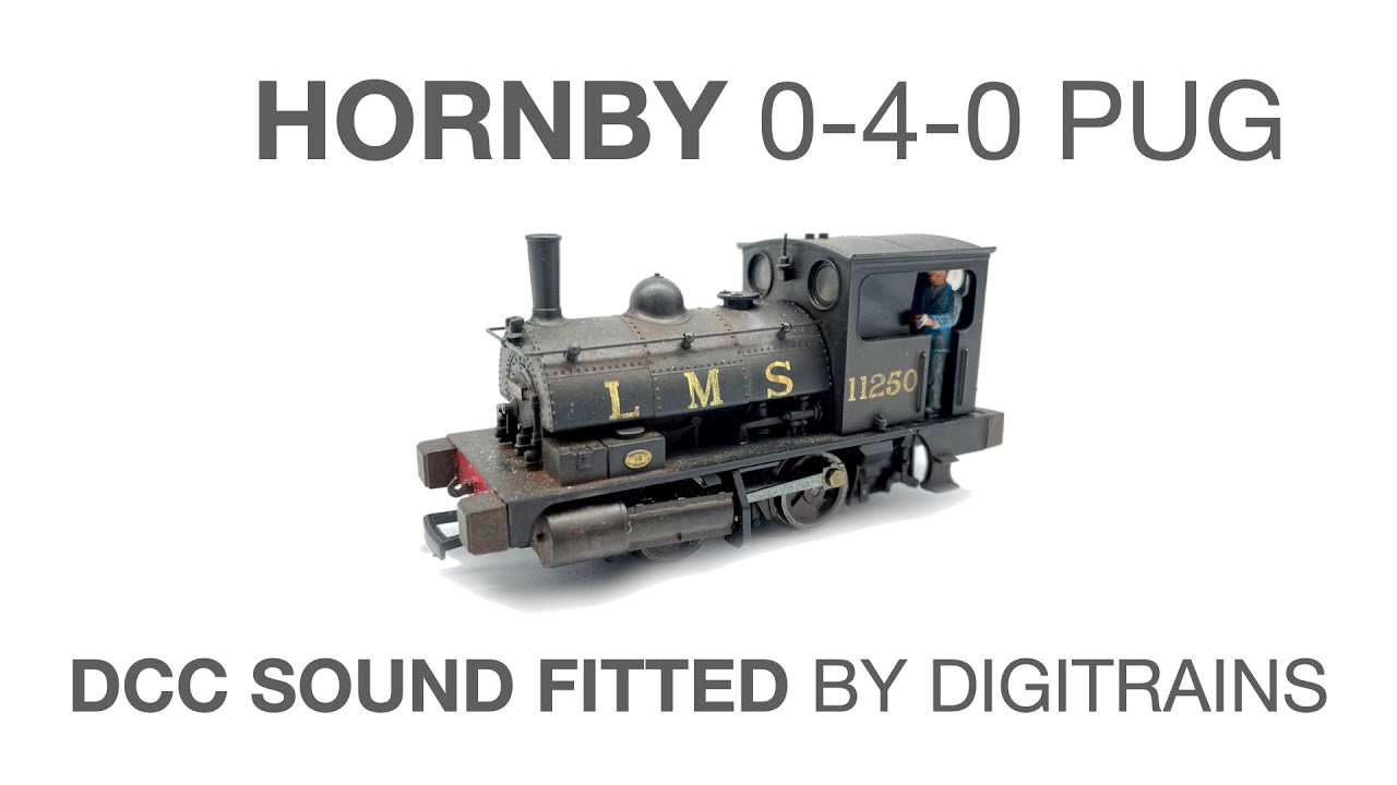 Hornby 0-4-0 Pug DCC Sound fitted by Digitrains - YouTube