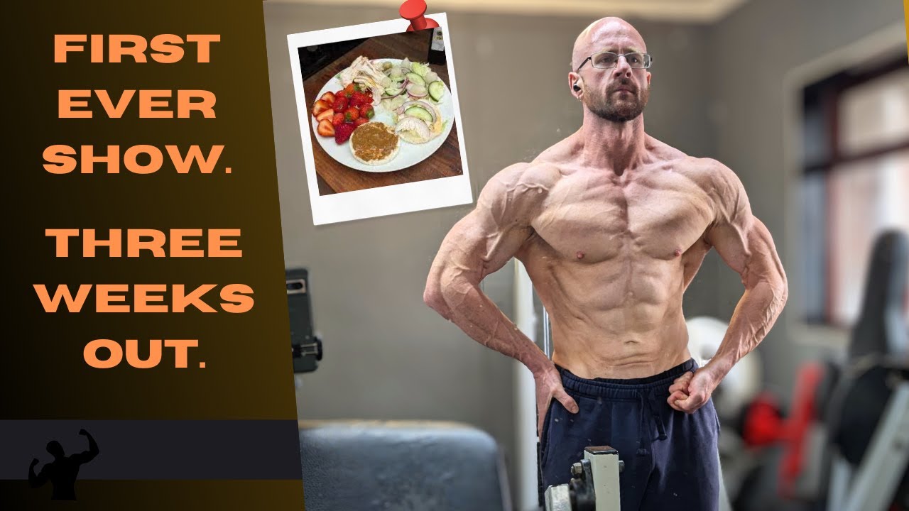 3 weeks out - Bodybuilding prep - Full day - YouTube