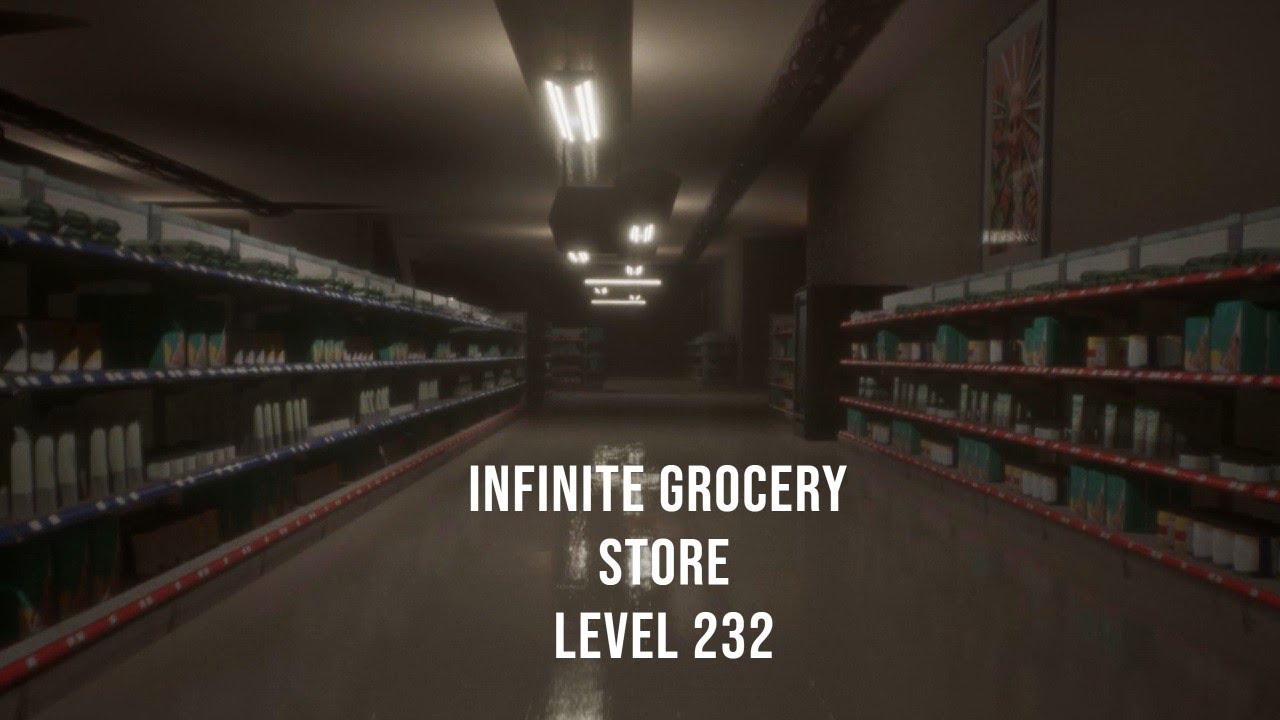 The Backrooms - Infinite Grocery Store - level 232 - YouTube