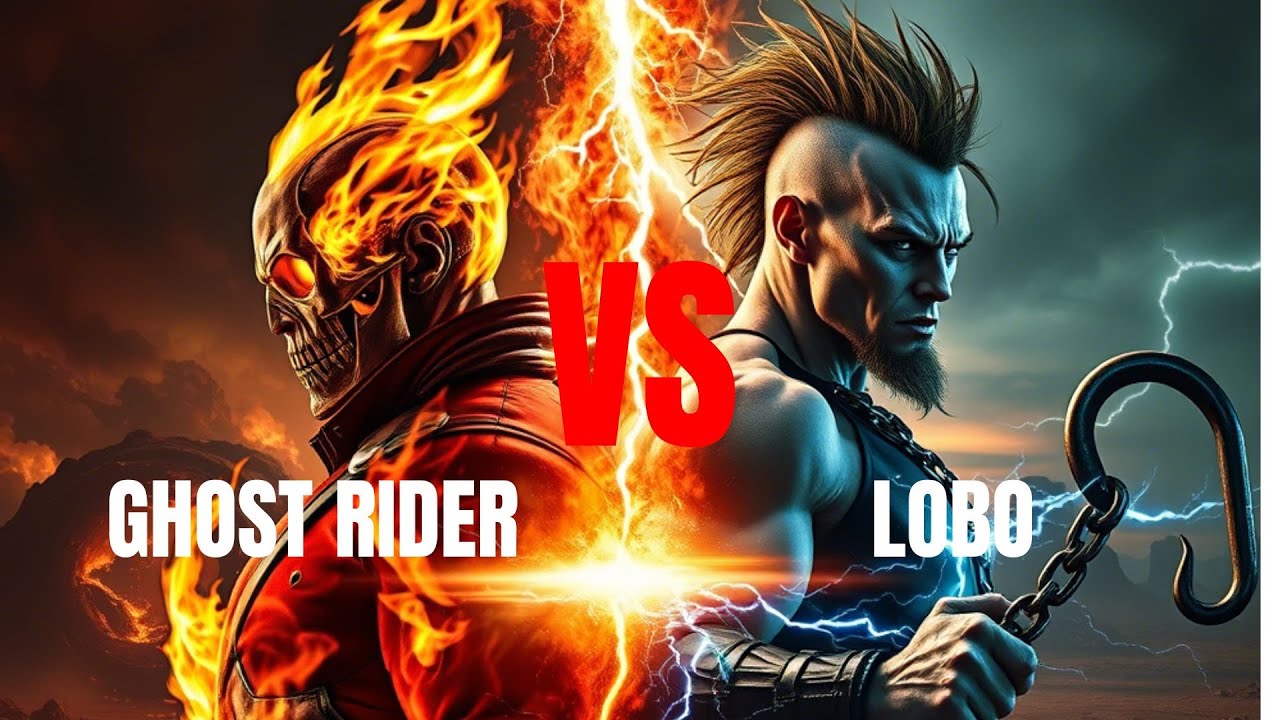 Legendary Fights: Ghost Rider VS Lobo - YouTube