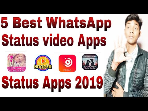5 Best WhatsApp status video Apps 2019 || 5 WhatsApp song status app 2019 || Top status App 2019