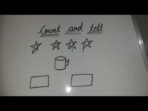 CLASS KG1 MATHS O COUNT & TELL - YouTube