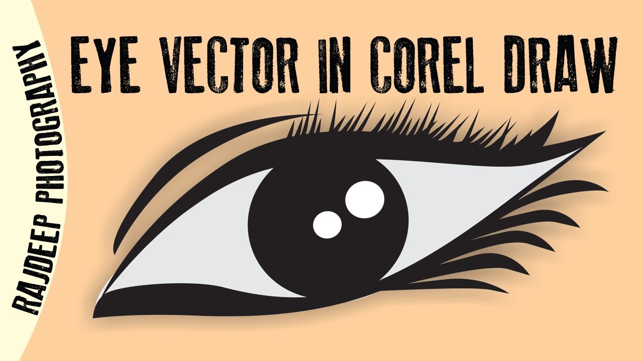 How to make Eye in corel draw X2/X3/X7 - Vector Eye (Hindi) || Smart Tech India | # ...