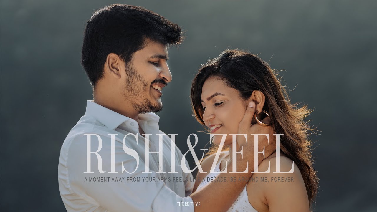 RISHI x ZEEL | PRE WEDDINGTEASER | DAMAN | THE RK FILMS - YouTube