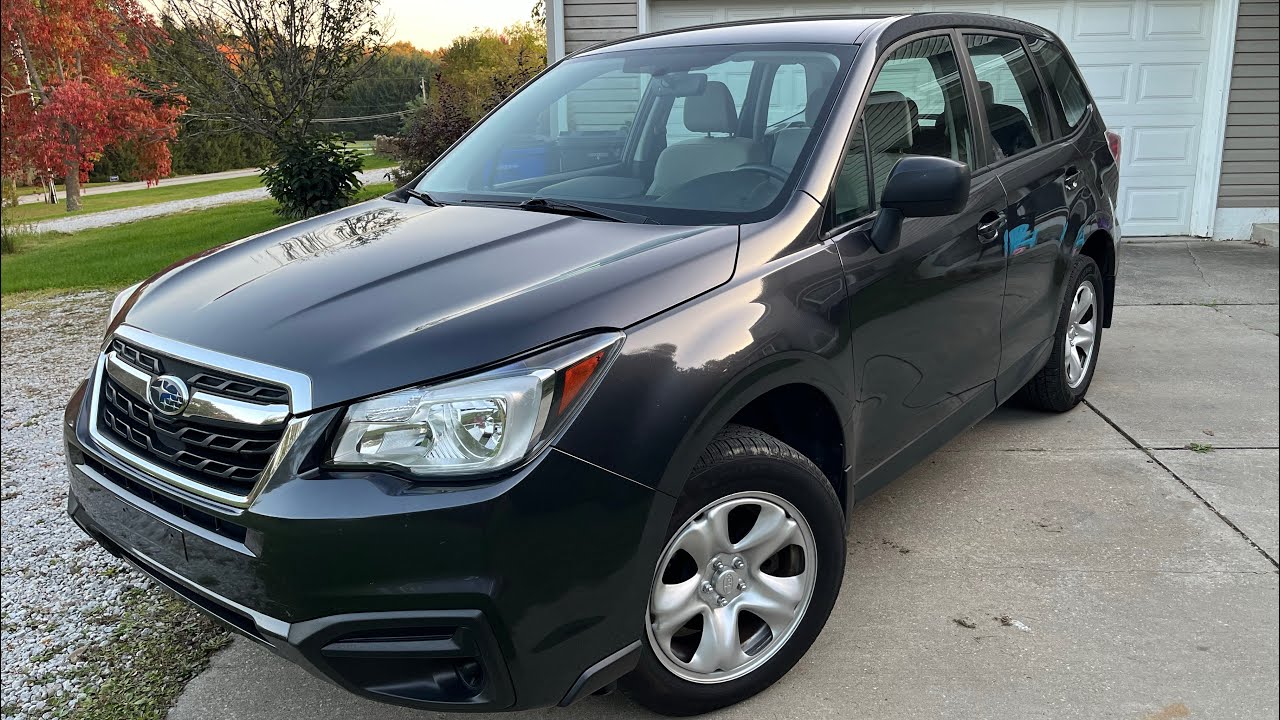 Daily car reviews: 2017 Forester Manual - YouTube