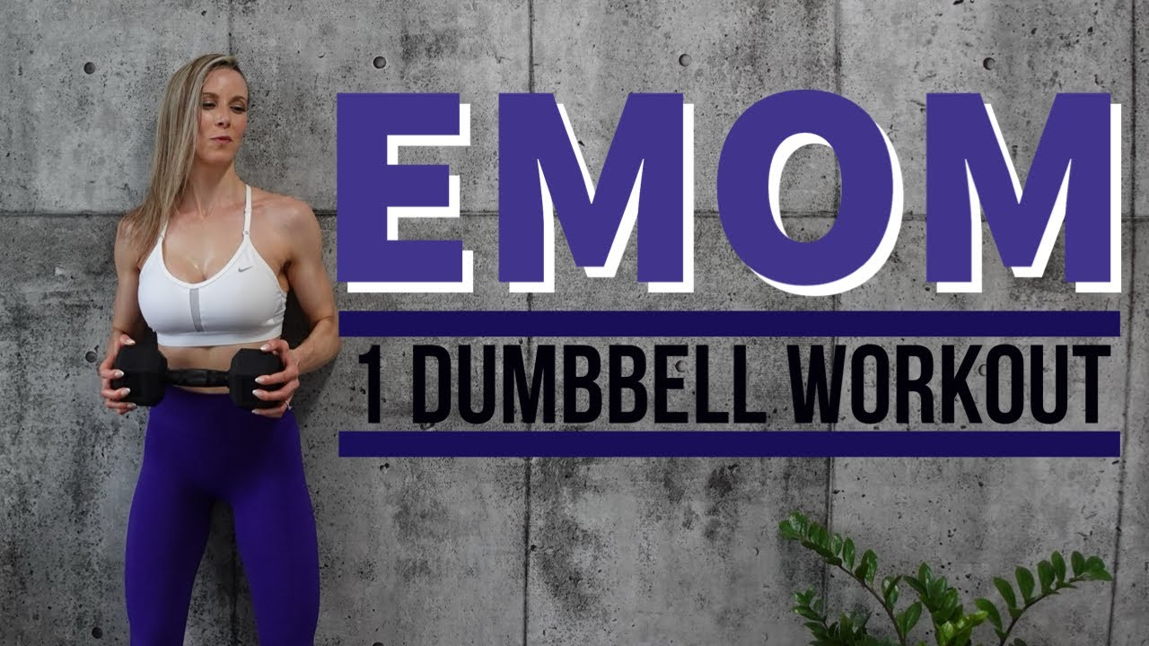 EMOM | FULL BODY WORKOUT WORKOUT | STRENGTH + CONDITIONING | 1 Dumbbell ...
