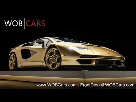 Walk Around this Incredible 142-Mile 2022 Lamborghini Countach LPI 800-4! | WOB Cars