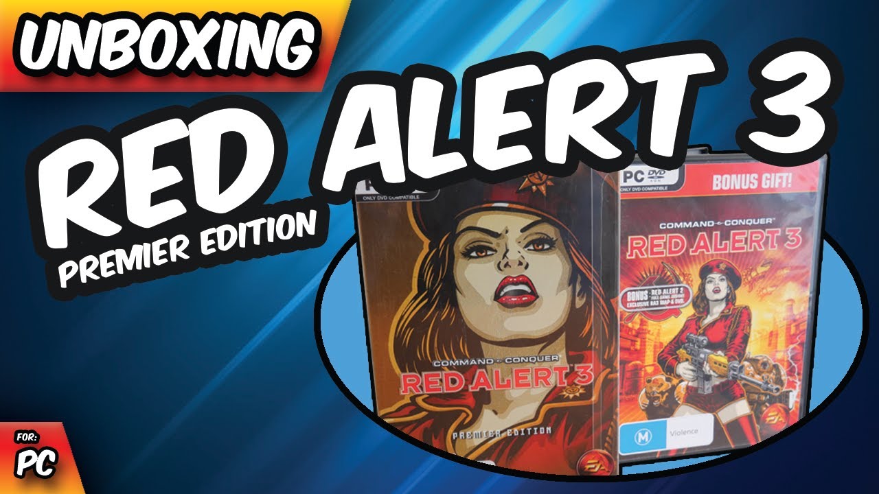 Unboxing Command & Conquer: Red Alert 3 Premier Edition + Bonus Gift ...