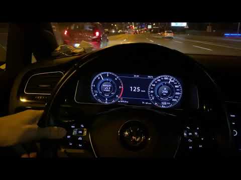 VW GOLF 1.6 TDİ HİGHLİNE MANUEL / POV NİGHT CİTY DRİVE / YENİ GOLF GECE İSTANBUL SÜRÜŞÜ
