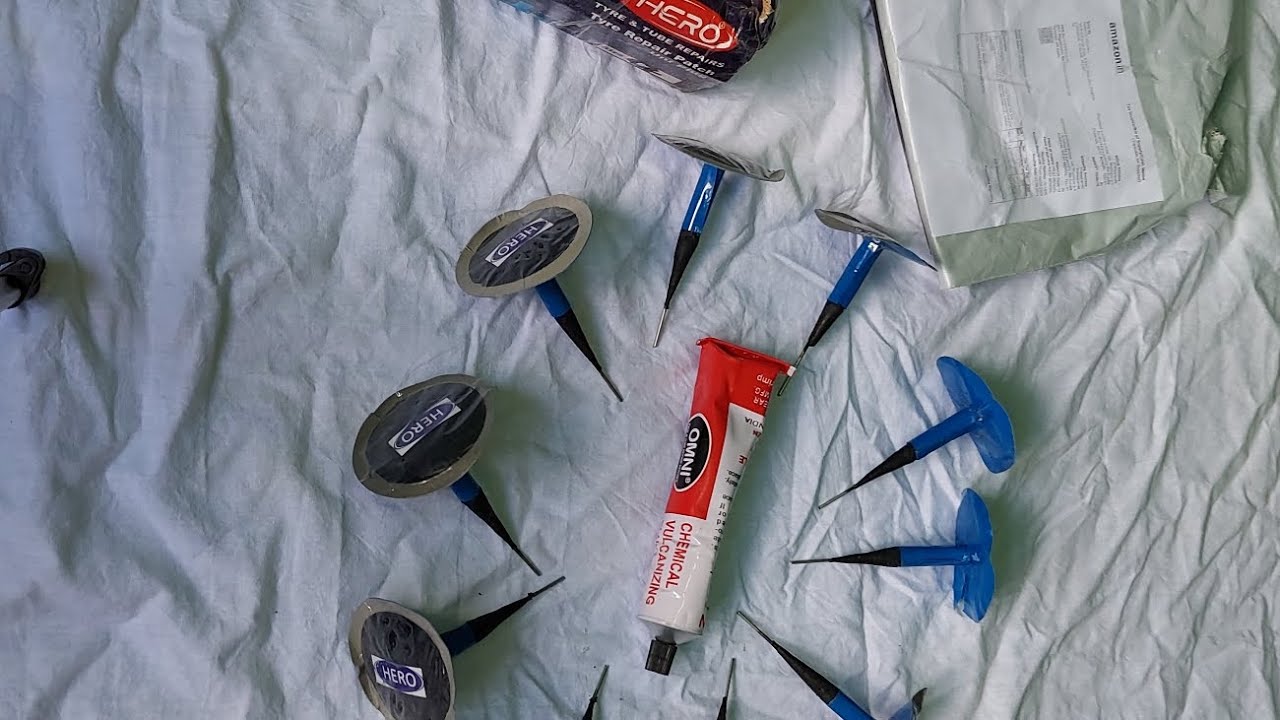 #tubeless punchar kit #Mushroom Plug Patch Uniplug (9W) Uniseal # ...