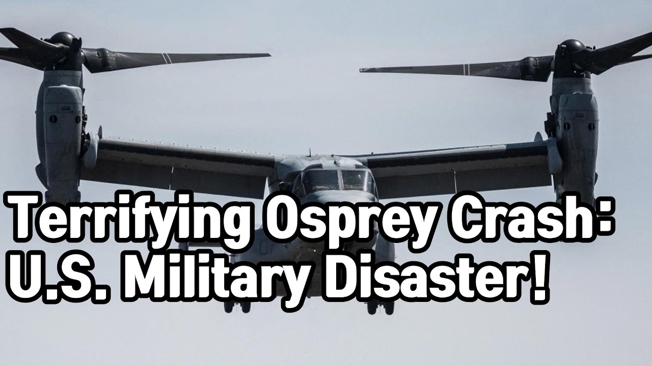 US military Osprey crashes into sea near Japan - YouTube