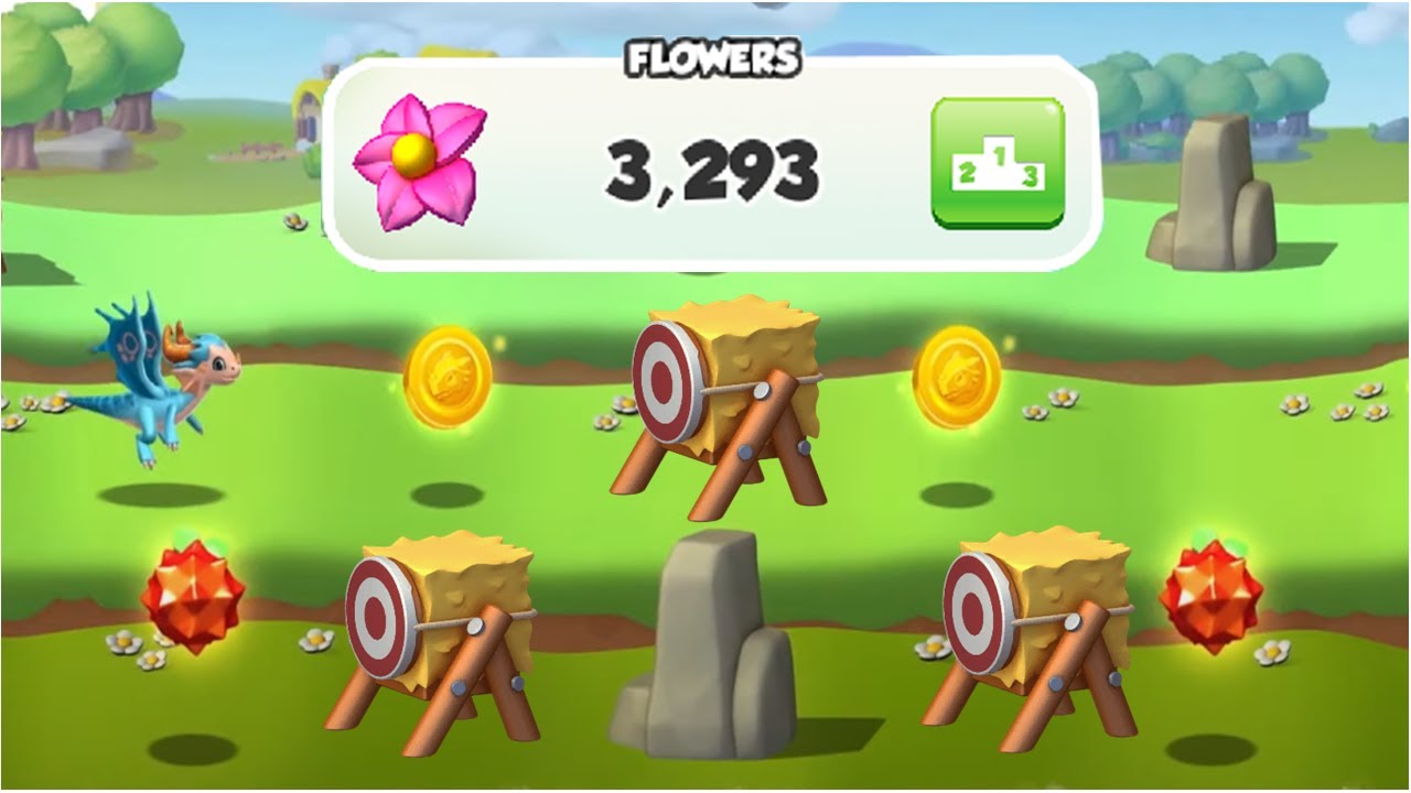 3293 Flowers in Candy Cane Runner event-Dragon Mania legends | DML ...