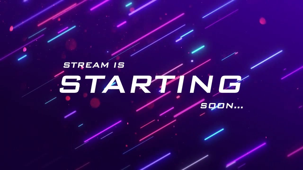 Stream starting animated video for live streaming. - YouTube
