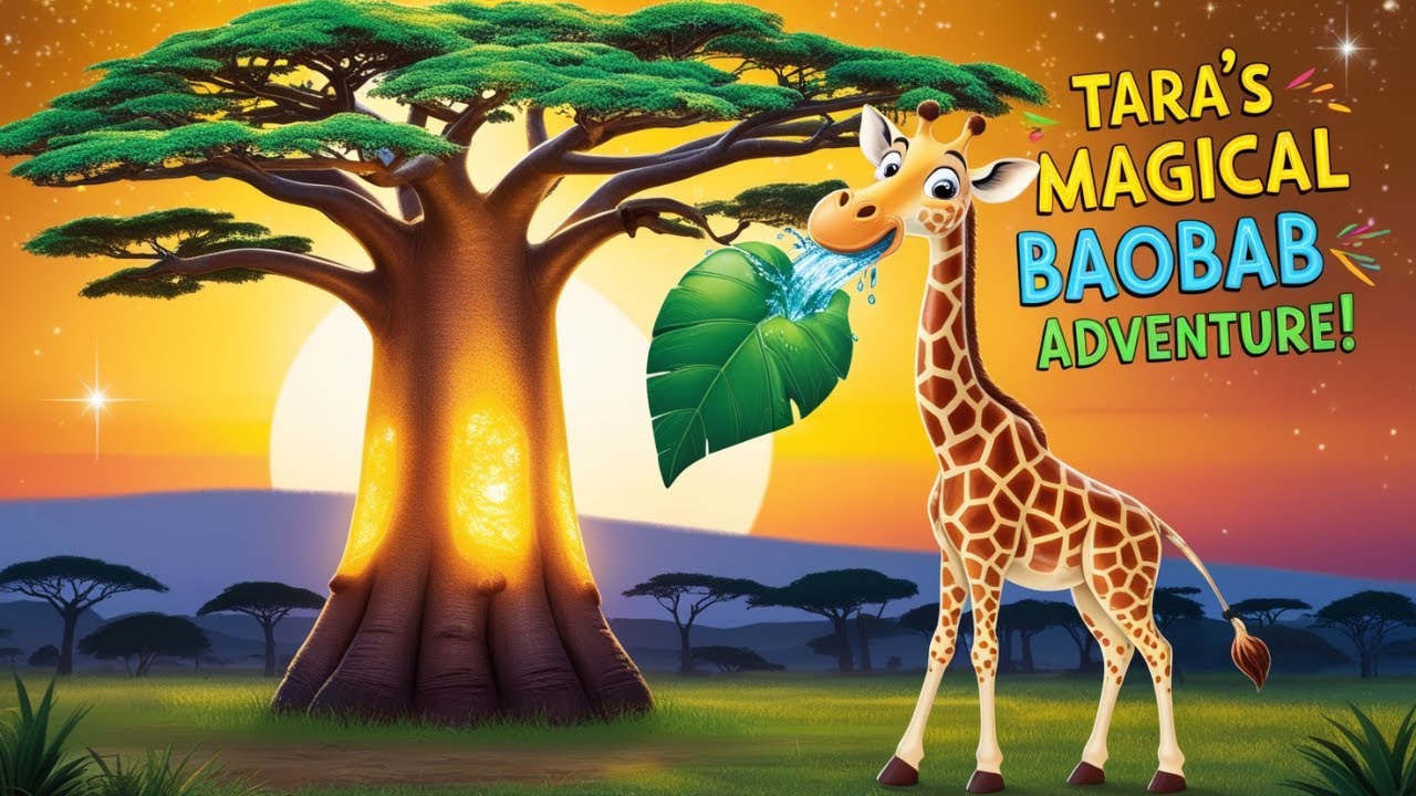 Tara and the Talking Baobab | kids cartoon bedtime story - YouTube