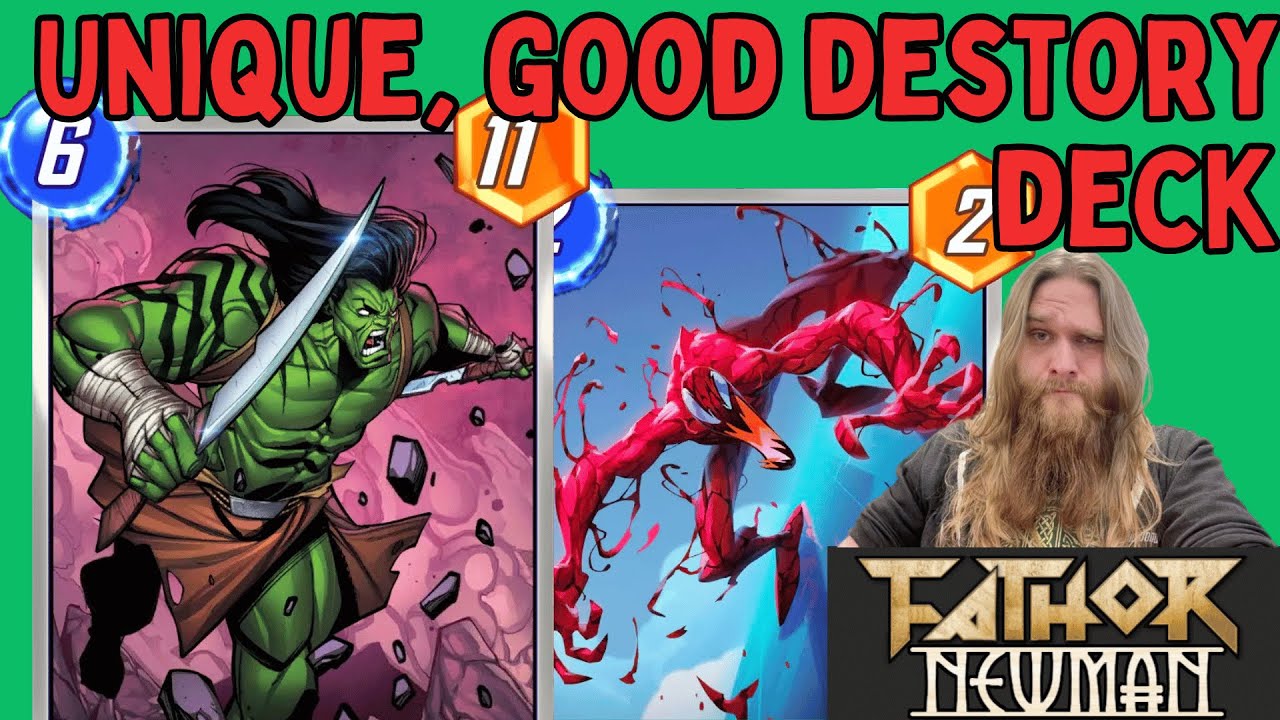 A Unique and Very Good Destroy Deck (Skaar Destroy Deck) (Marvel Snap ...