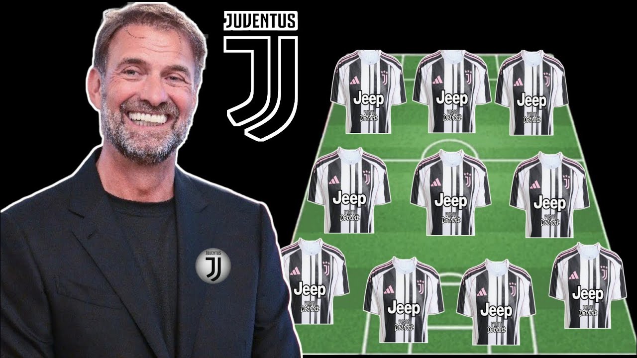 Juventus Potential Manager Jurgen Klopp 😱 Jurgen Klopp Dream Lineup For ...
