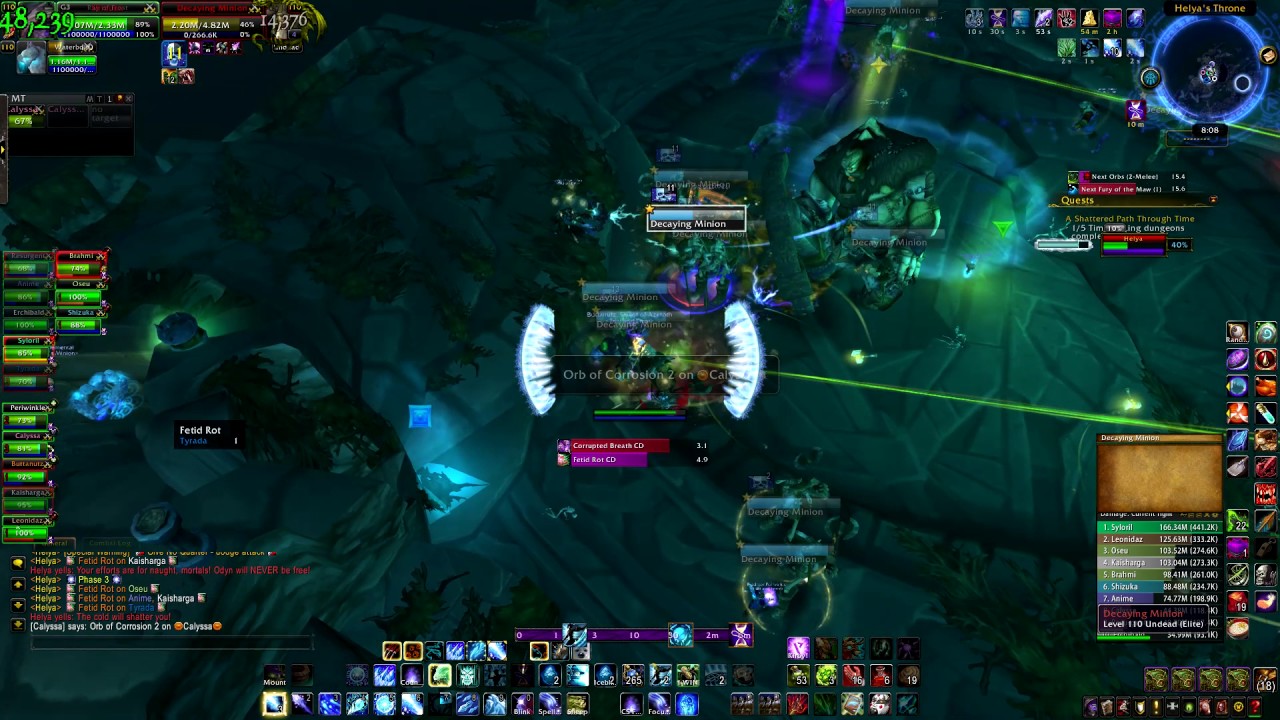 WoW Trial of Valor Normal Helya - YouTube