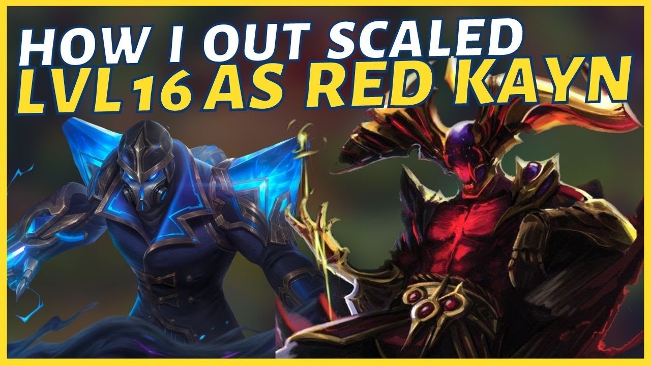 RANK 1 KAYN SHOWS THE SECRET TO RED KAYN (SCALING) | Challenger Kayn ...