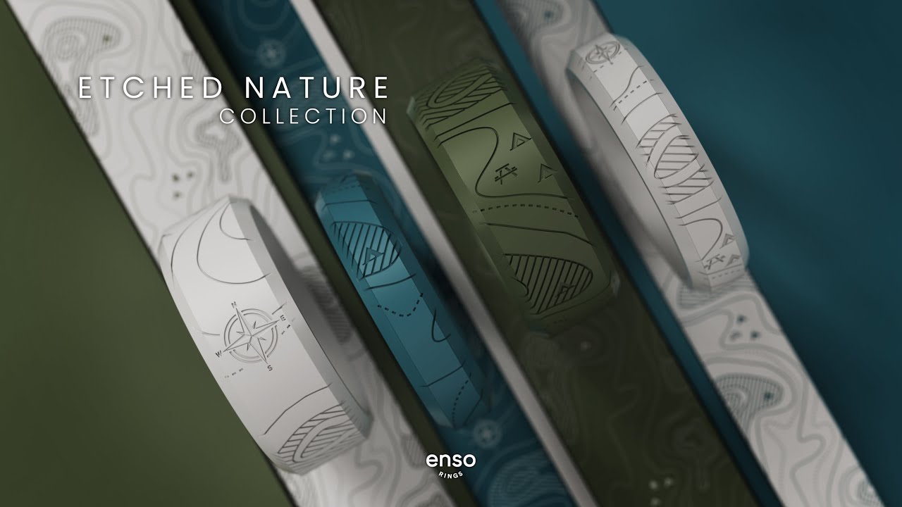 Enso Rings - Etched Nature Collection / 3D Product Animation - JFX ...