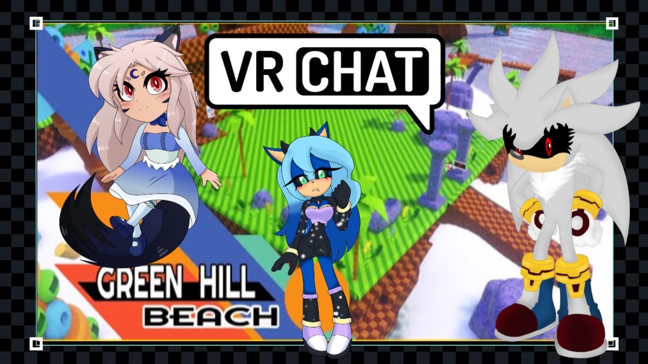 Silver.exe & Amilea Meet Yina at Green Hill VRChat - YouTube