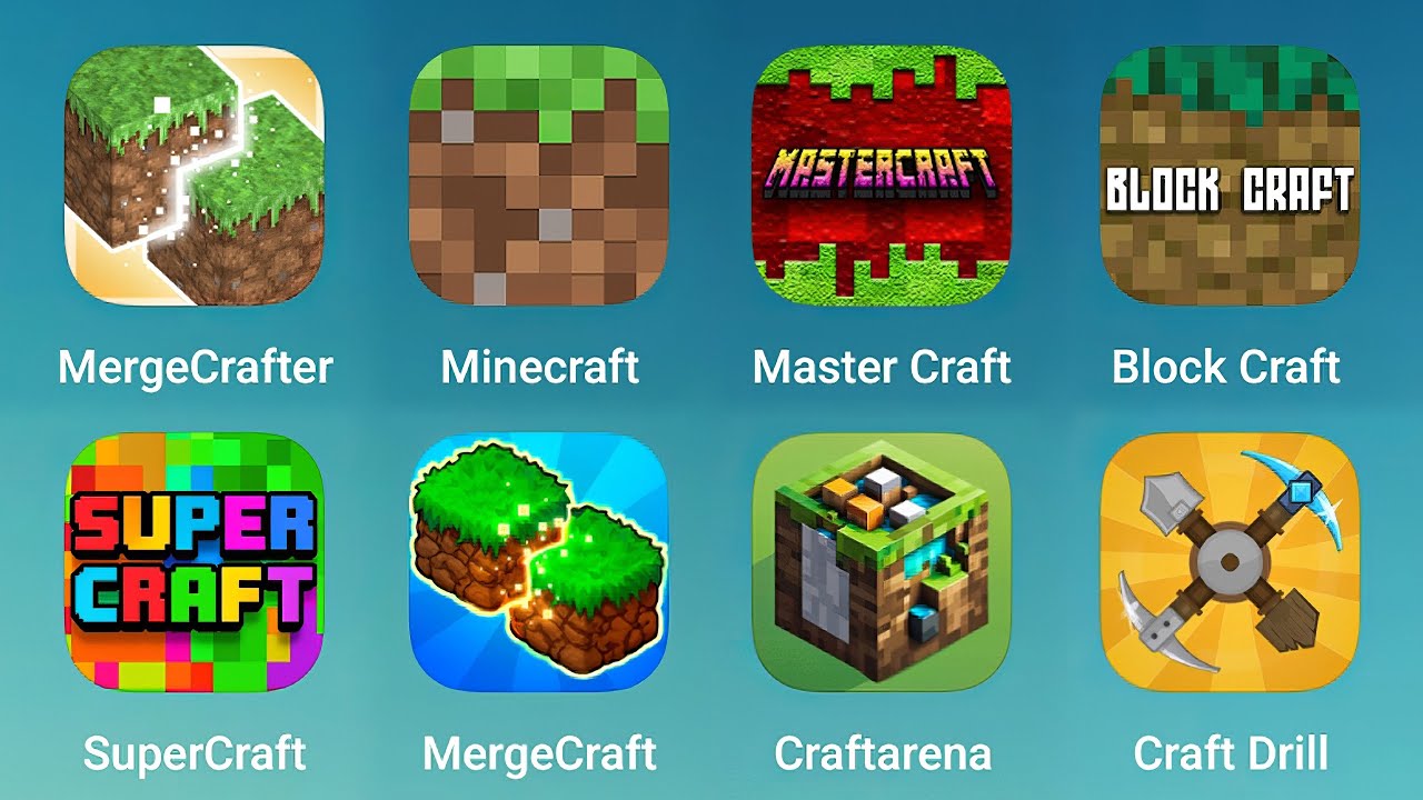 MergeCrafter, Minecraft, Master Craft, Block Craft, SuperCraft ...