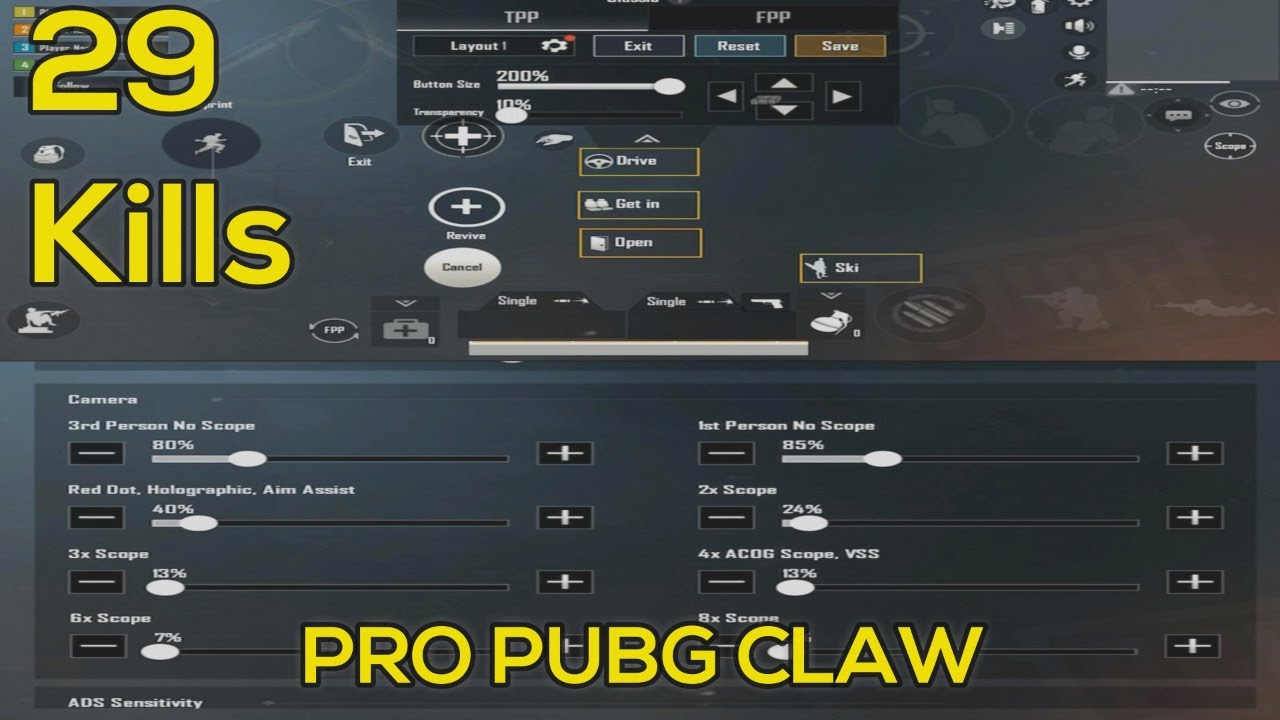 Best 4 Finger Claw Settings Ever | Easiest 4 Finger Claw Control | Solo ...
