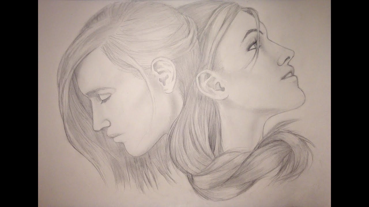 HOW TO DRAW THE TWINS - ZWILLINGE ZEICHNEN - SPEEDPAINTING - YouTube