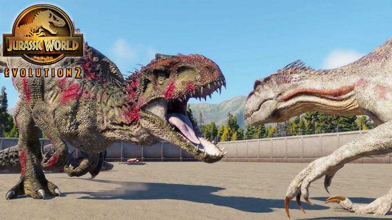 Indominus Rex vs Indoraptor | Full Fight | Jurassic World Evolution 2 ...