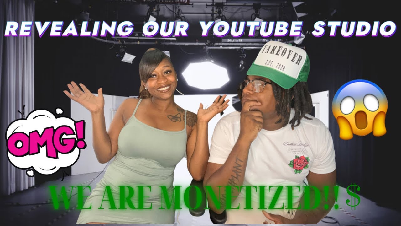 YOUTUBE STUDIO REVEAL! + WE ARE MONETIZED! - YouTube