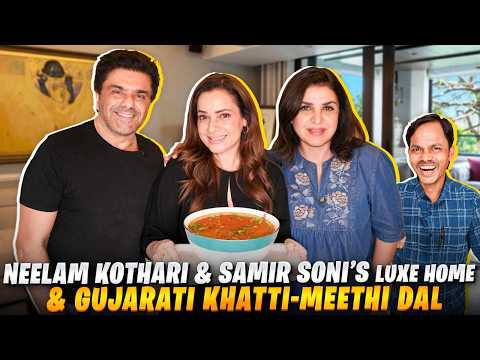 Inside Neelam Kothari & Samir's Life! Cute Love Story, Famous Dance With Dilip & Gujju Dal Recipe!